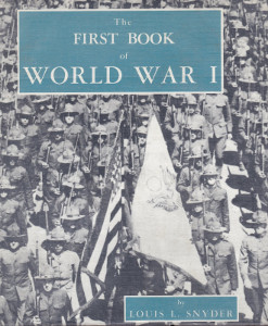 The First Book of World War I - Biblioguides